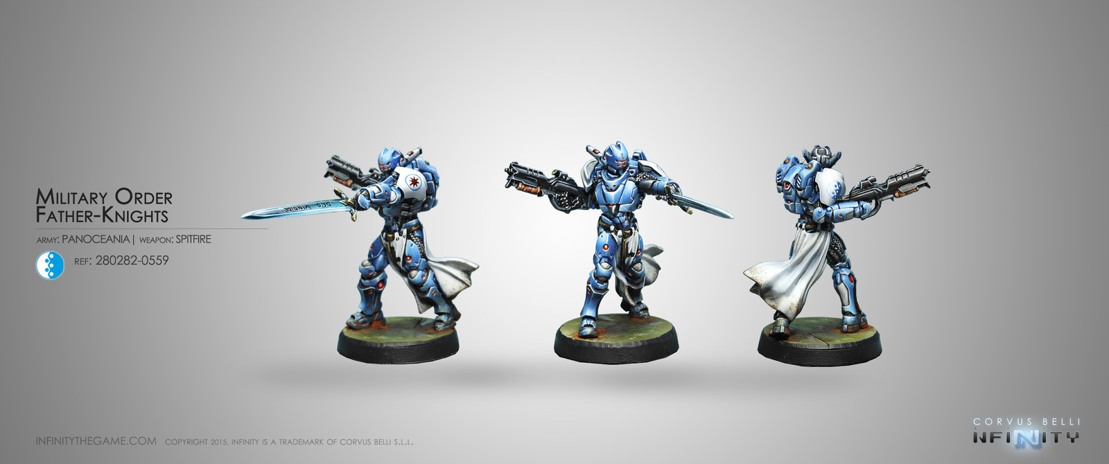 Infinity: PanOceania - Military Order Father Knight (Spitfire) | at ...