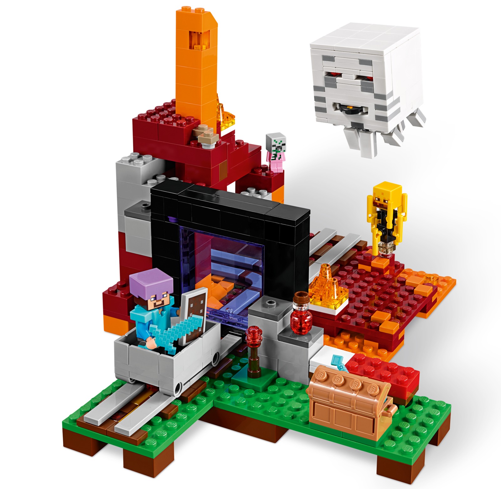 Buy LEGO Minecraft: The Nether Portal (21143) at Mighty Ape Australia