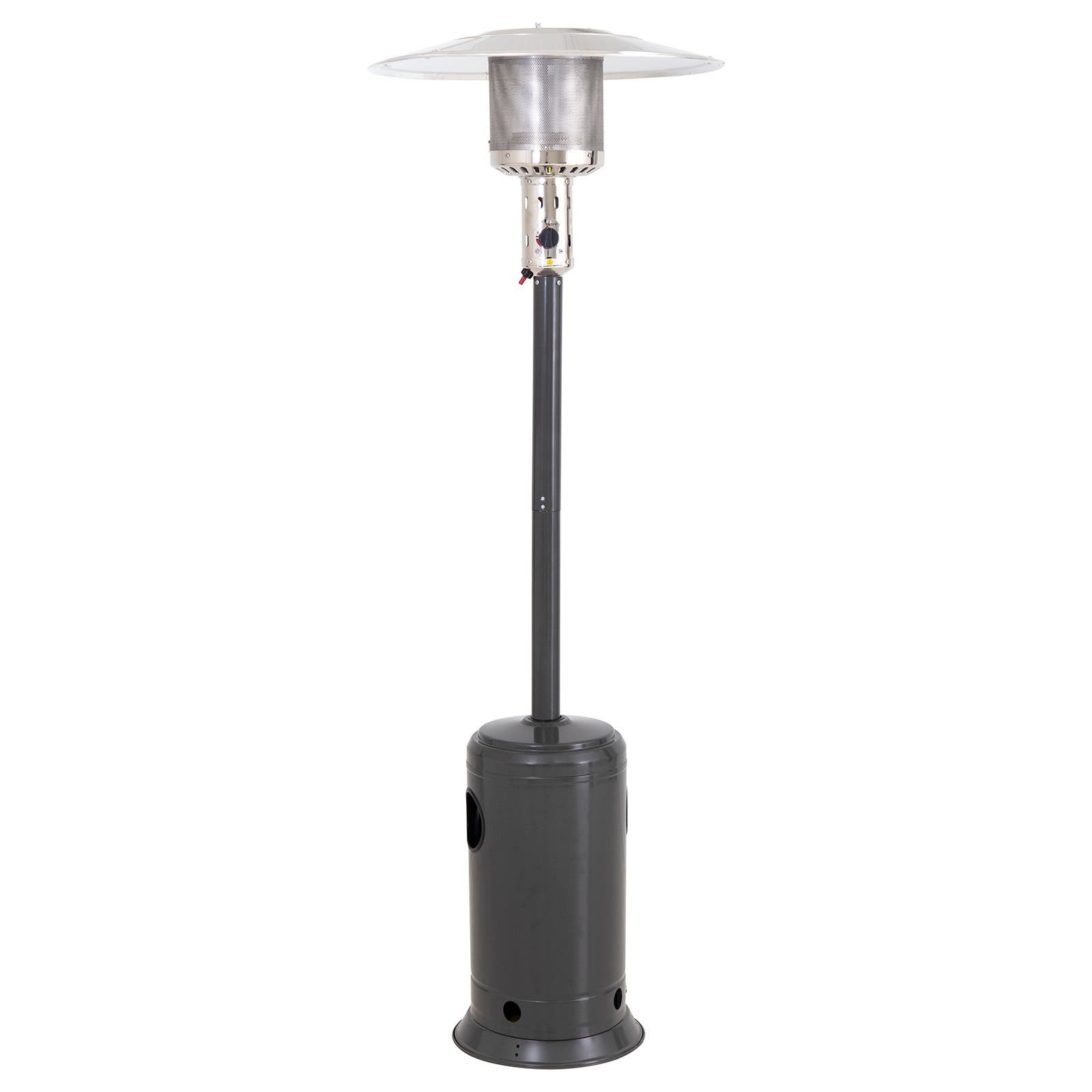 Buy Gasmate: 2m tall 9kg Gas cylinder Patio Heater - Slate Colour at ...