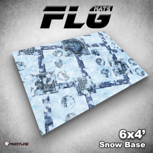 FLG Snow Base Neoprene Gaming Mat (6x4) | at Mighty Ape NZ