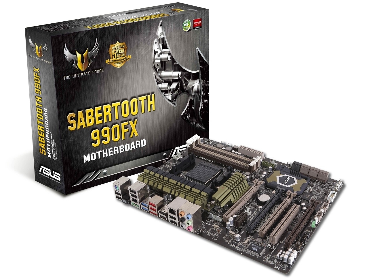 Asus Sabertooth 990FX R2.0 AMD AM3+ Motherboard | at Mighty Ape Australia