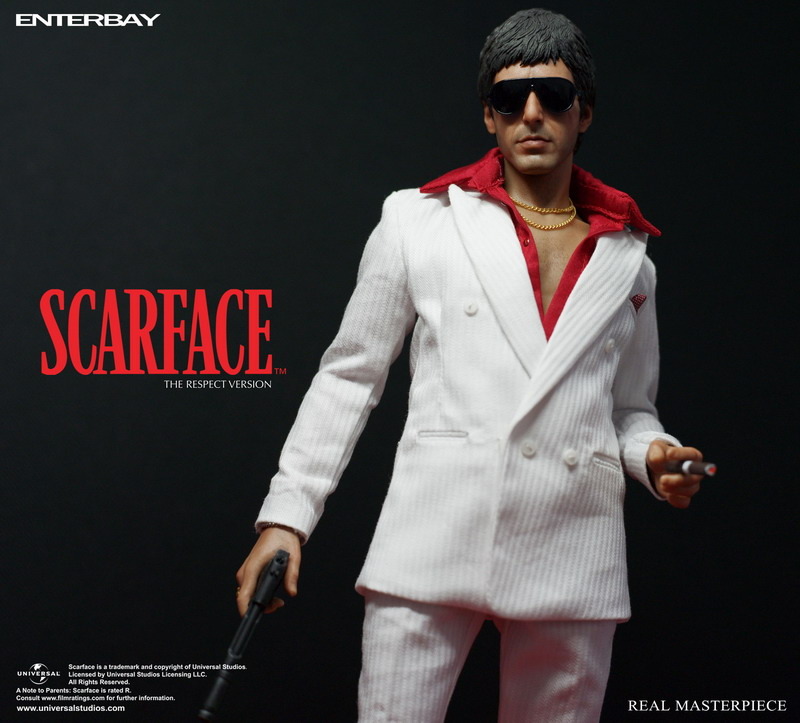 Scarface Tony Montana Action Figure - Respect Version | at Mighty Ape NZ