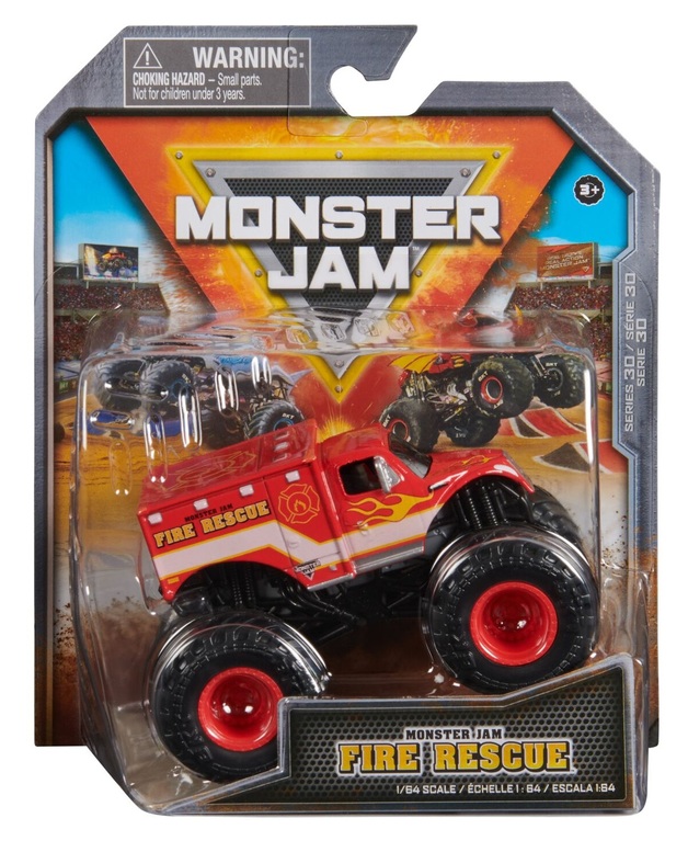 Buy Monster Jam: Diecast Truck - Fire Rescue at Mighty Ape NZ