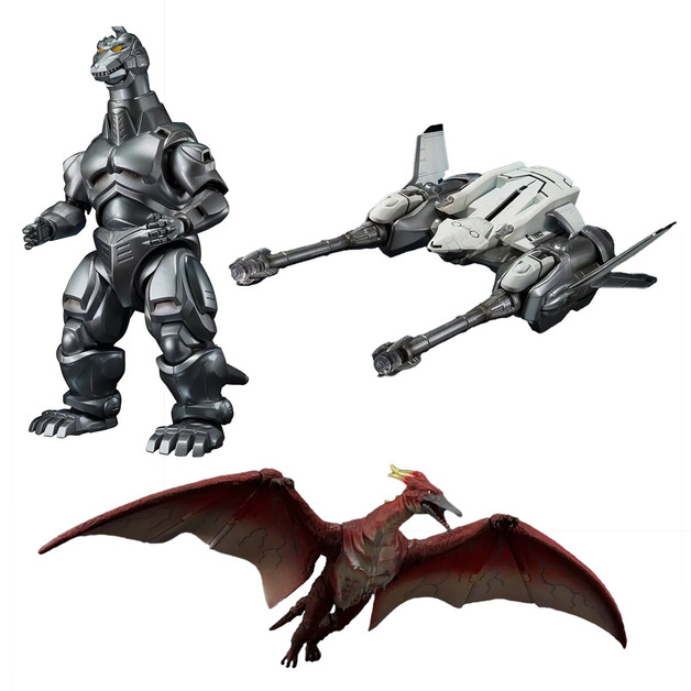 Mechagodzilla, Garuda, Fire Rodan (Makuhari Decisive Battle Ver.) - S.H ...