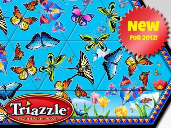 Triazzle Classic Puzzle - Butterflies | Board Game | at Mighty Ape NZ
