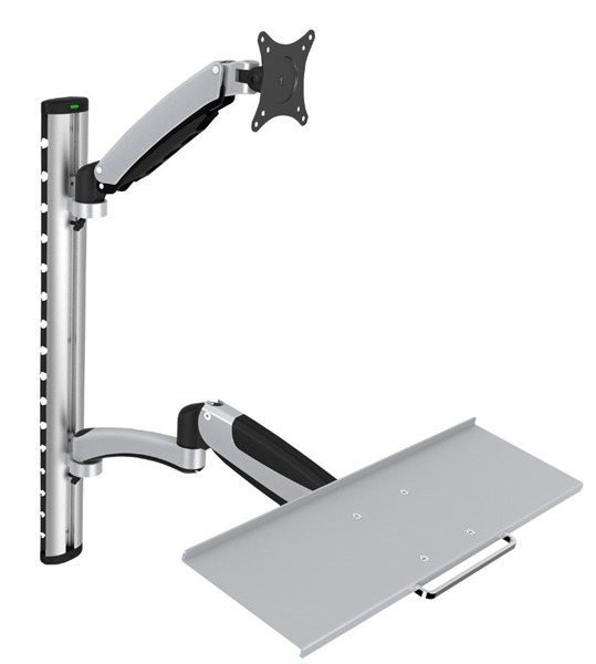 Digitus 15-27" Monitor and Keyboard Wall Mount with Arms | at Mighty Ape NZ