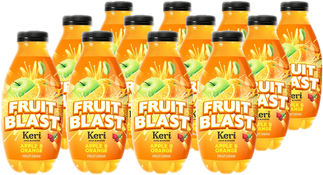 Keri Fruit Blast - Apple & Orange 500ml (12 Pack) | at Mighty Ape NZ