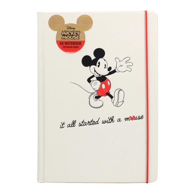 Buy Mickey Mouse A5 Notebook It All Started With A Mouse at Mighty Ape NZ