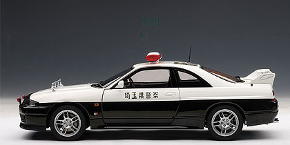 AUTOart 1:18 Nissan Skyline GT-R R33 Police Car Diecast Model | at ...