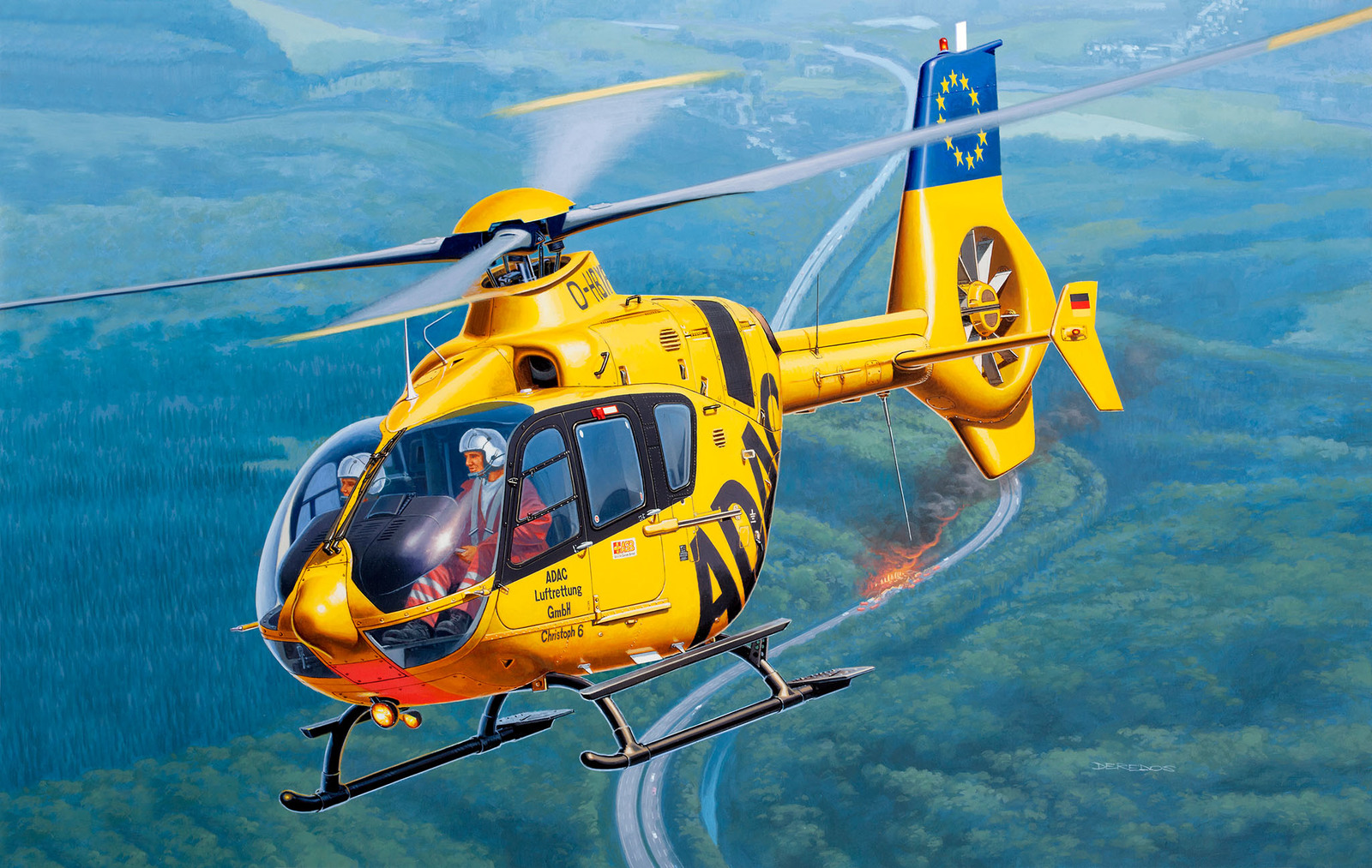 1/32 Eurocopter EC135 - Model Kit | at Mighty Ape NZ