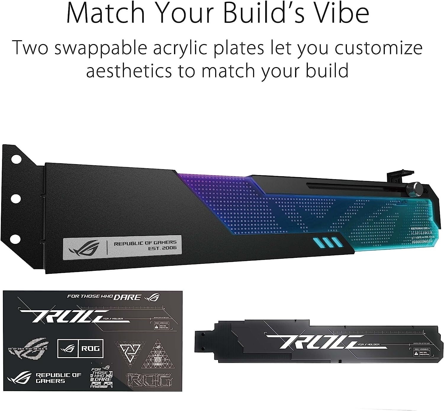 ASUS ROG Wingwall Graphics Card Holder | at Mighty Ape NZ