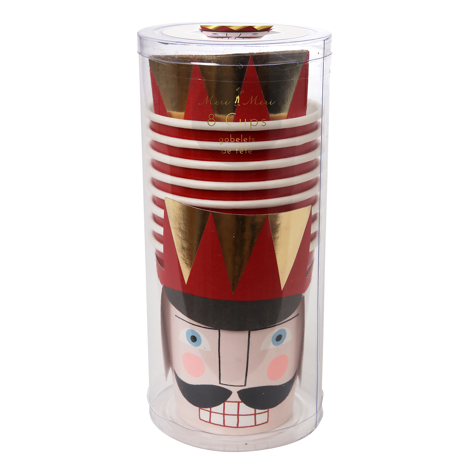 Meri Meri - Nutcracker Soldier Party Cups (8 Pack) | at Mighty Ape NZ