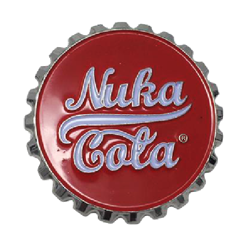 Fallout: Large Pin Badge - Nuka Cola | at Mighty Ape NZ