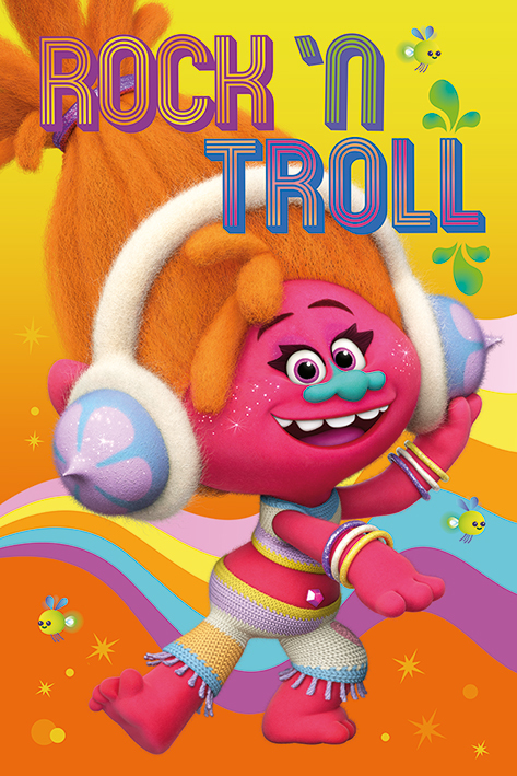 Trolls - Rock 'N Troll DJ Maxi Poster (606) | at Mighty Ape NZ