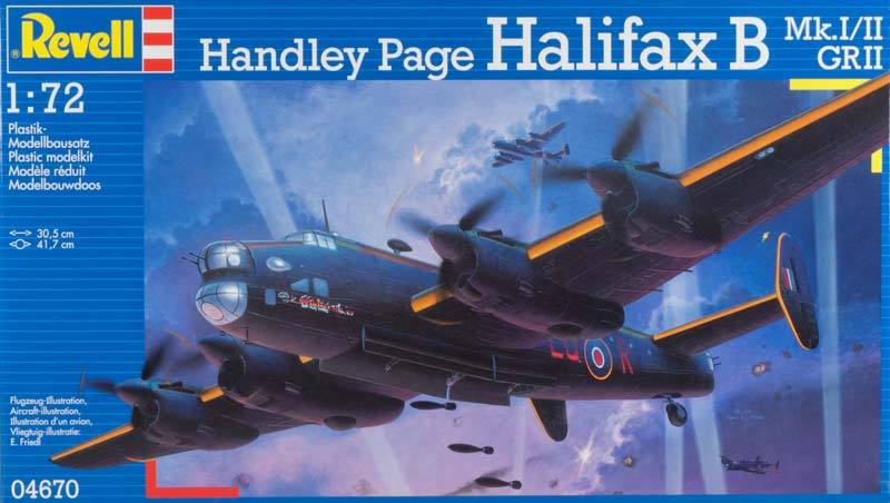 Revell - 1:72 Handley Page Halifax Mk.I/II Model Kit | at Mighty Ape ...
