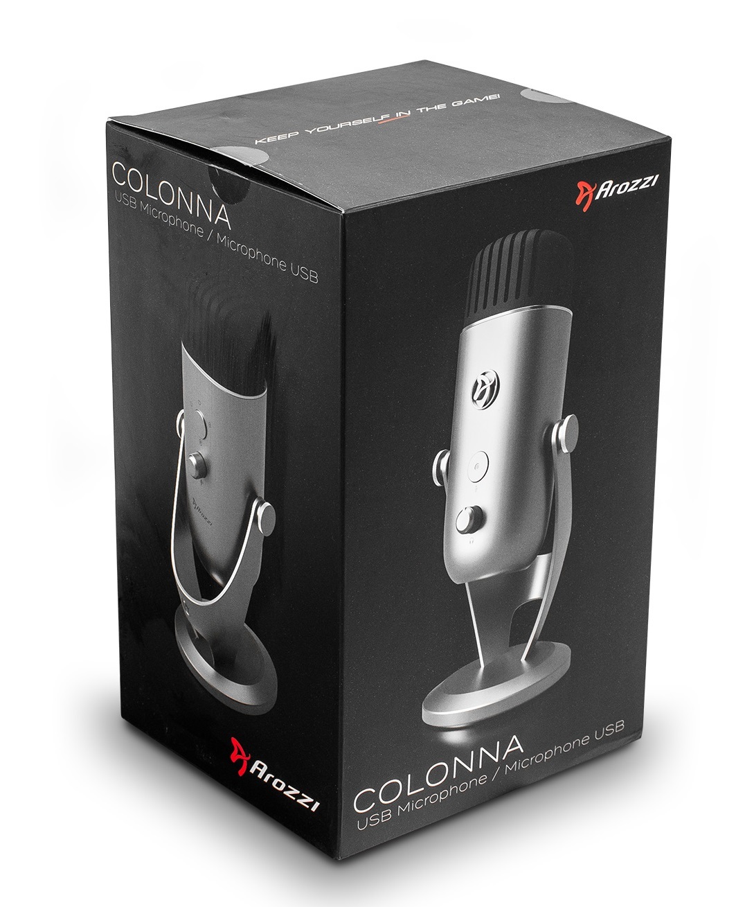 Arozzi Colonna Microphone (Silver) | PC | Buy Now | at Mighty Ape NZ