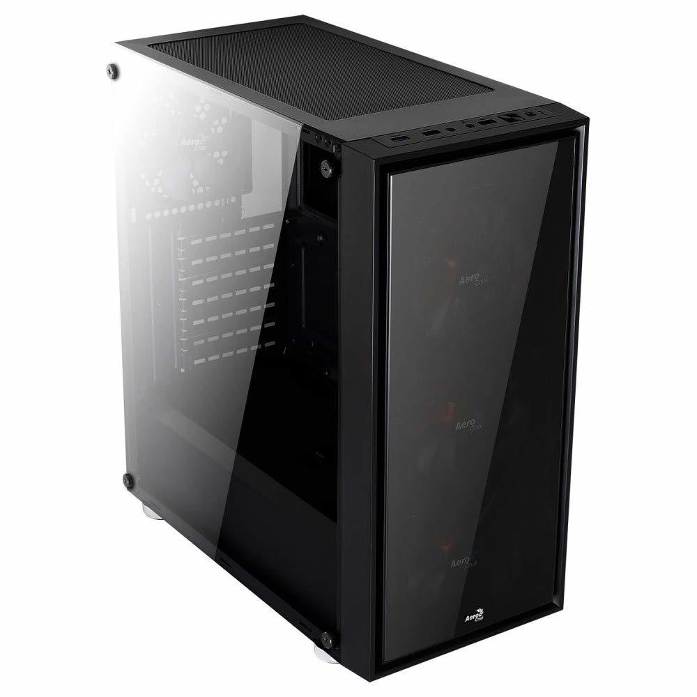 Aerocool: Quartz Mid Tower Case - Red | at Mighty Ape NZ