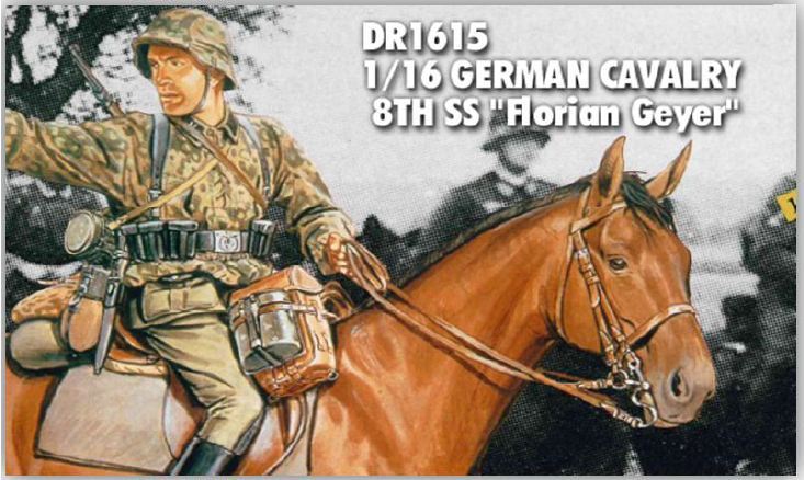 Dragon German Cavalry 8th SS Florian Geyer 1/16 Model Kit | at Mighty ...