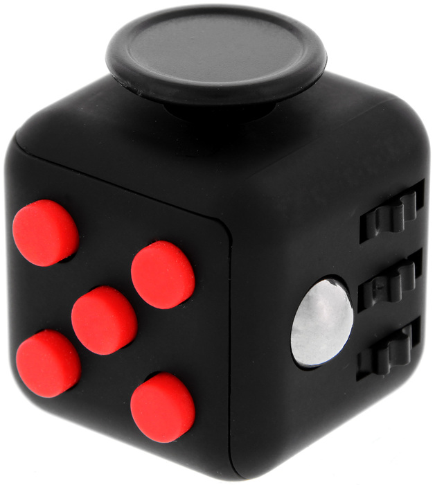 Buy Anti-Stress Cube (Black & Red) at Mighty Ape Australia