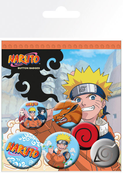 Naruto: Uzumaki - Pin Badge Set | at Mighty Ape NZ
