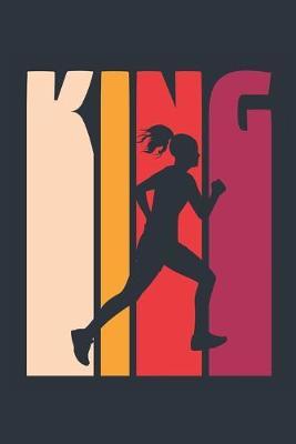 Vintage Running Notebook 'Running King' - Boys Running Writing Journal ...