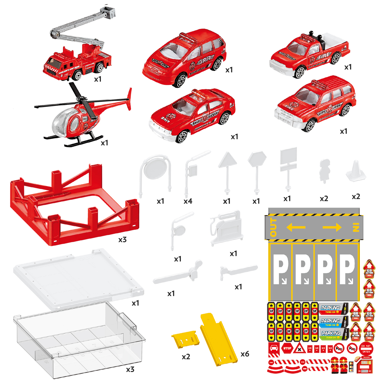 Buy Fire & Rescue Car Storage Drawer & Parking Pad - Triple Drawer at ...