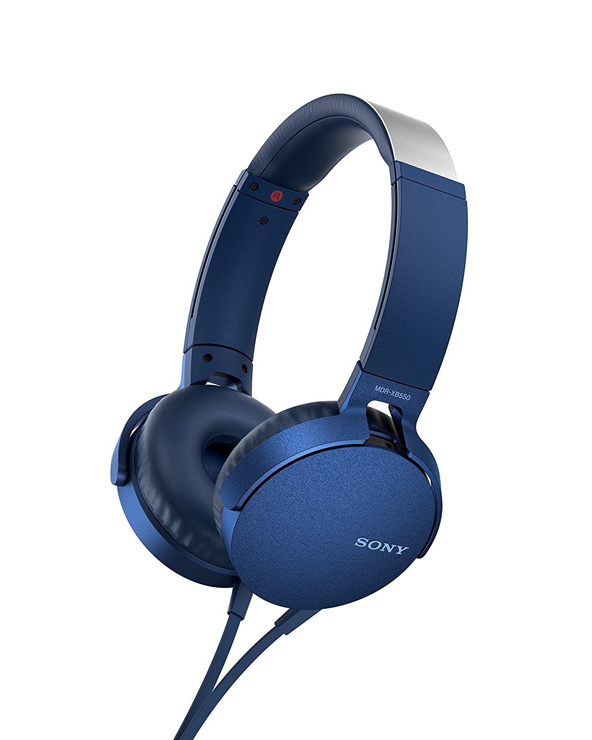 Sony MDR-XB550AP Overhead Extra Bass Headphones - Blue | at Mighty Ape NZ