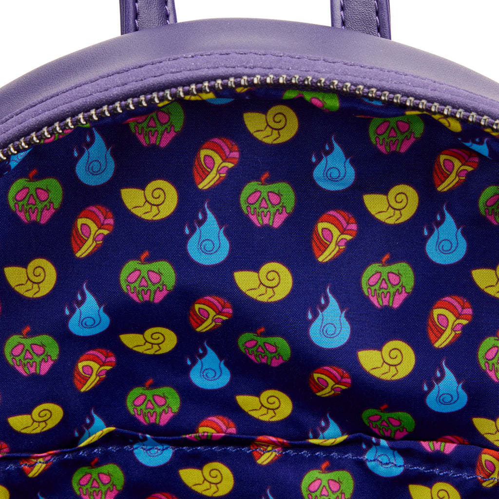 Loungefly: Disney Villains - Triple Pocket Glow Mini Backpack Images at ...