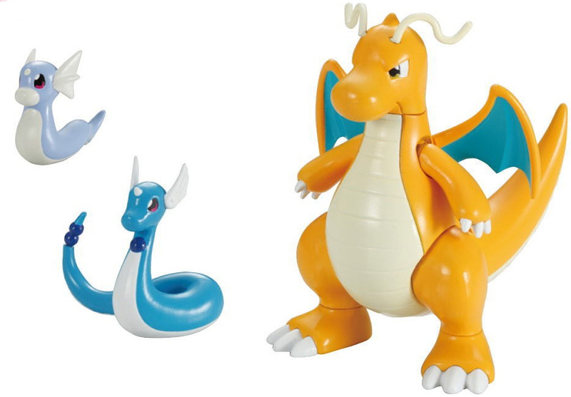 Pokemon Pokepura #30 Dragonite Evolution Set - Model Kit | at Mighty Ape NZ