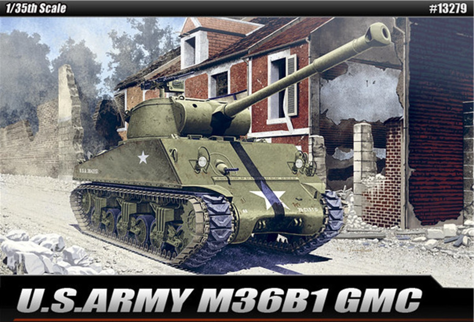 U.S. Army M36B1 GMC Tank - Model Kit | at Mighty Ape NZ