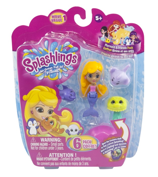 Buy Splashlings: Mermaid - 6-Pack at Mighty Ape NZ