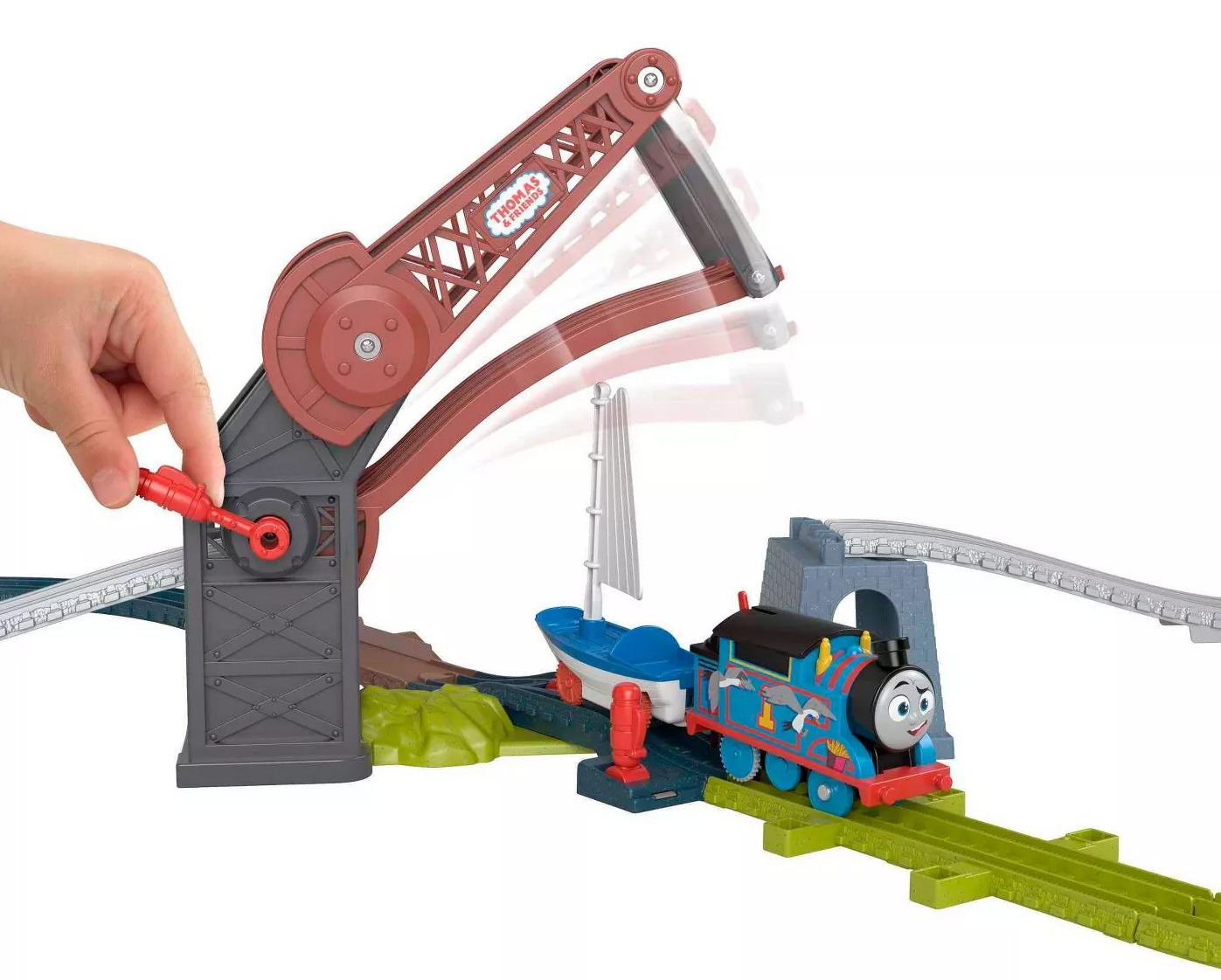 Thomas & Friends: Bridge Lift Thomas & Skiff Playset Images at Mighty ...