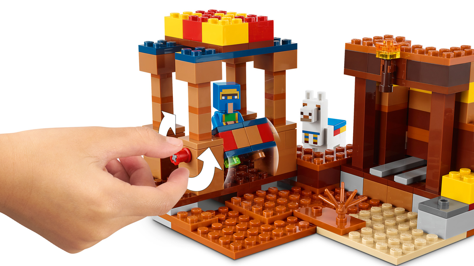 Buy LEGO Minecraft: The Trading Post at Mighty Ape NZ