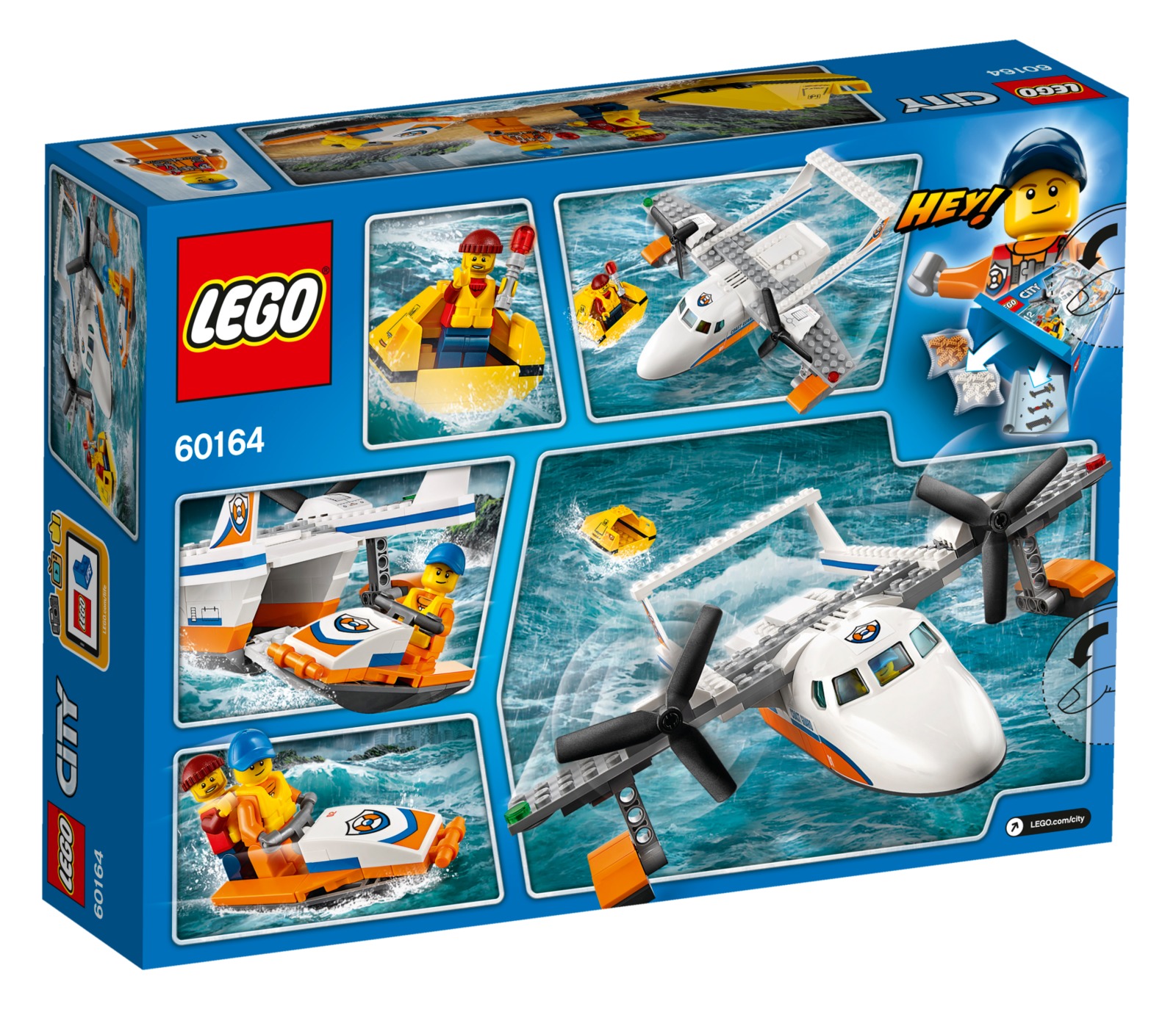 Buy LEGO City: Sea Rescue Plane (60164) at Mighty Ape NZ