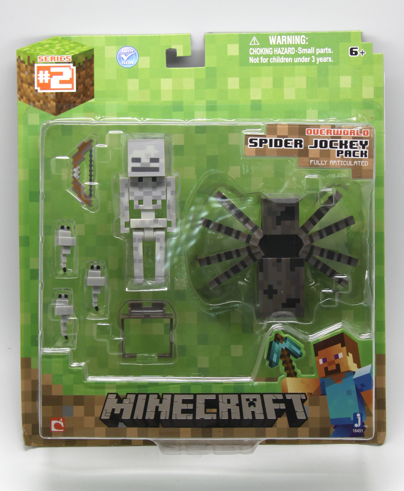 Buy Minecraft Spider Jockey Figure Set Series 2 At Mighty Ape Australia