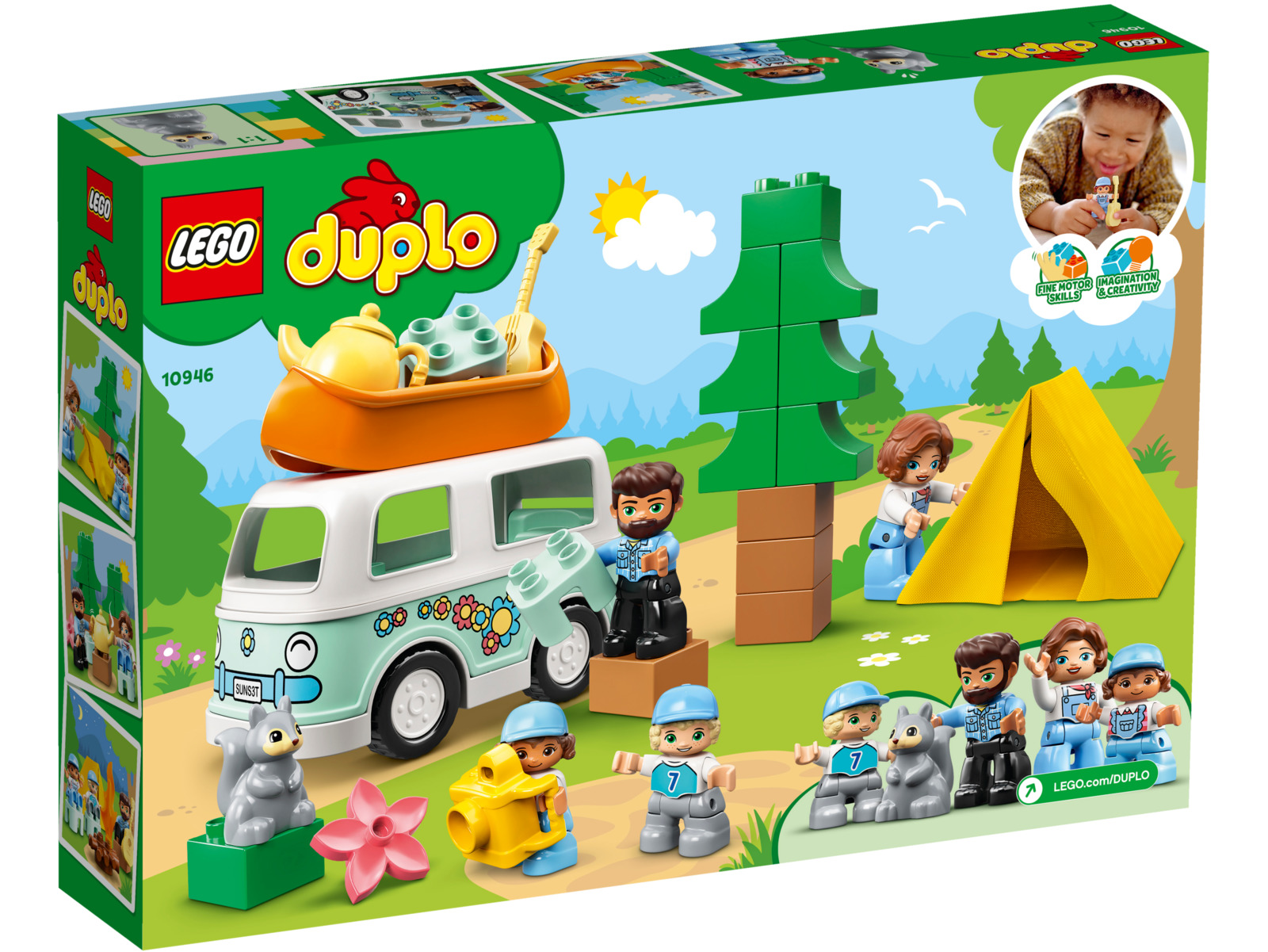Buy LEGO Duplo - Family Camping Van Adventure at Mighty Ape NZ