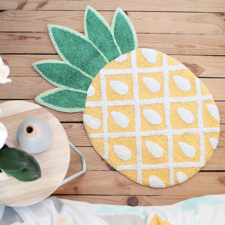 Tropical Pineapple Rug | at Mighty Ape Australia