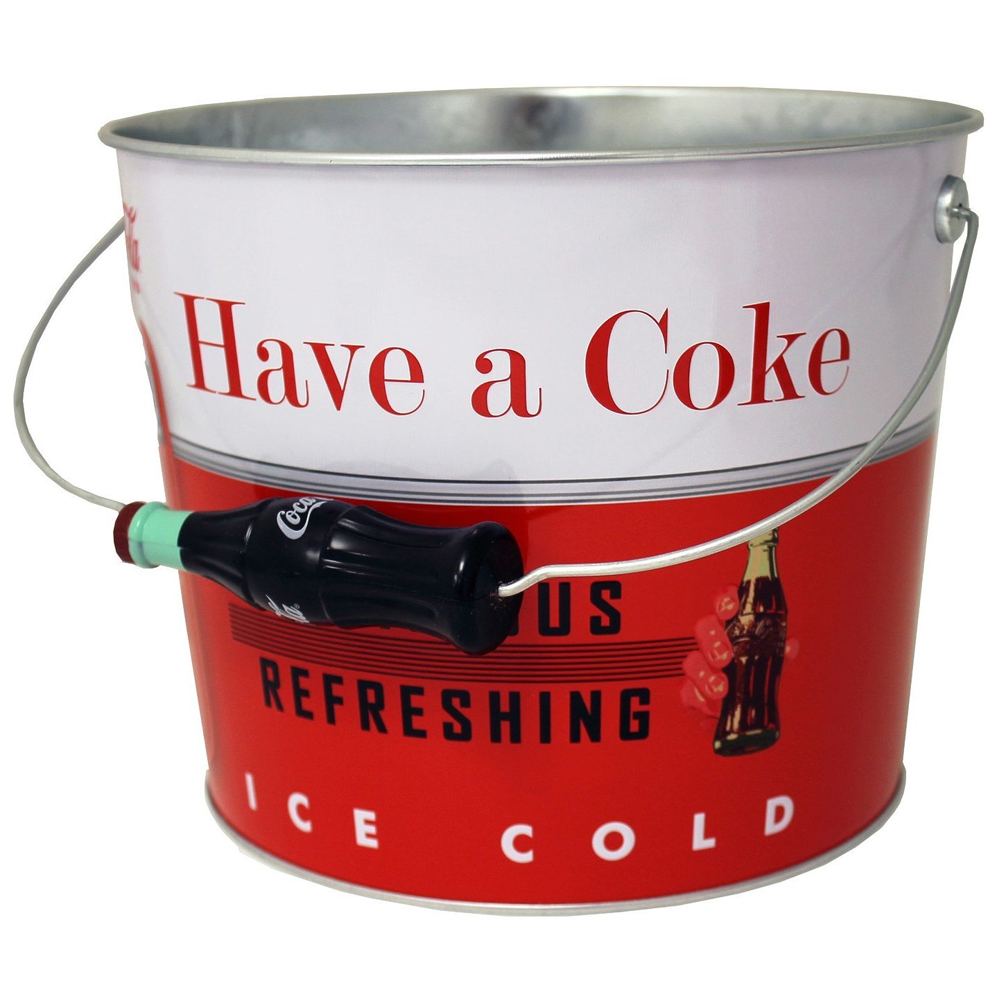 Coke Tin Beverage Bucket | at Mighty Ape NZ