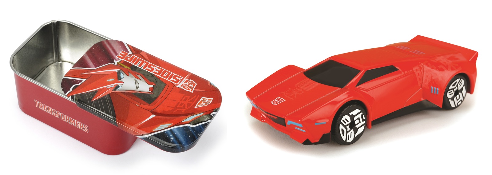 Buy Transformers: Metal Mini Tin Set - Sideswipe at Mighty Ape NZ