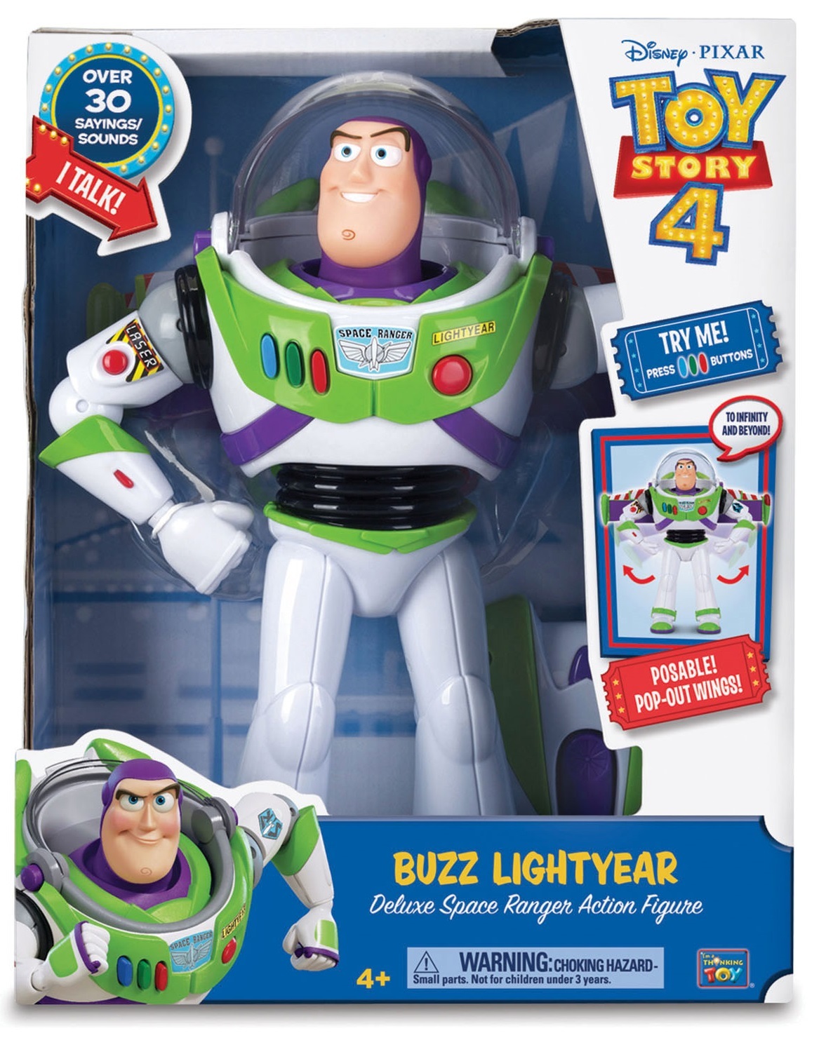 Buy Buzz Lightyear - 12" Deluxe Talking Figure at Mighty Ape NZ
