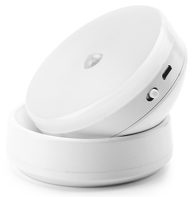 Rotate LED Rechargeable Battery Sensor Light (warm) | at Mighty Ape NZ
