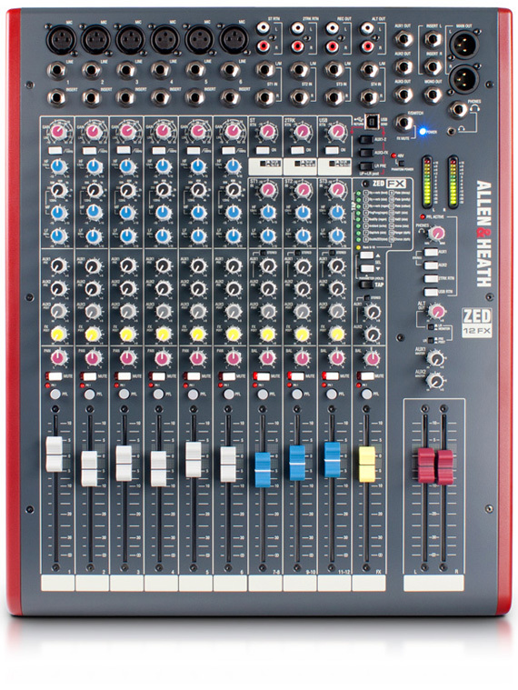 ZED-12FX Multipurpose Mixer With FX For Live Sound And Recording | at ...