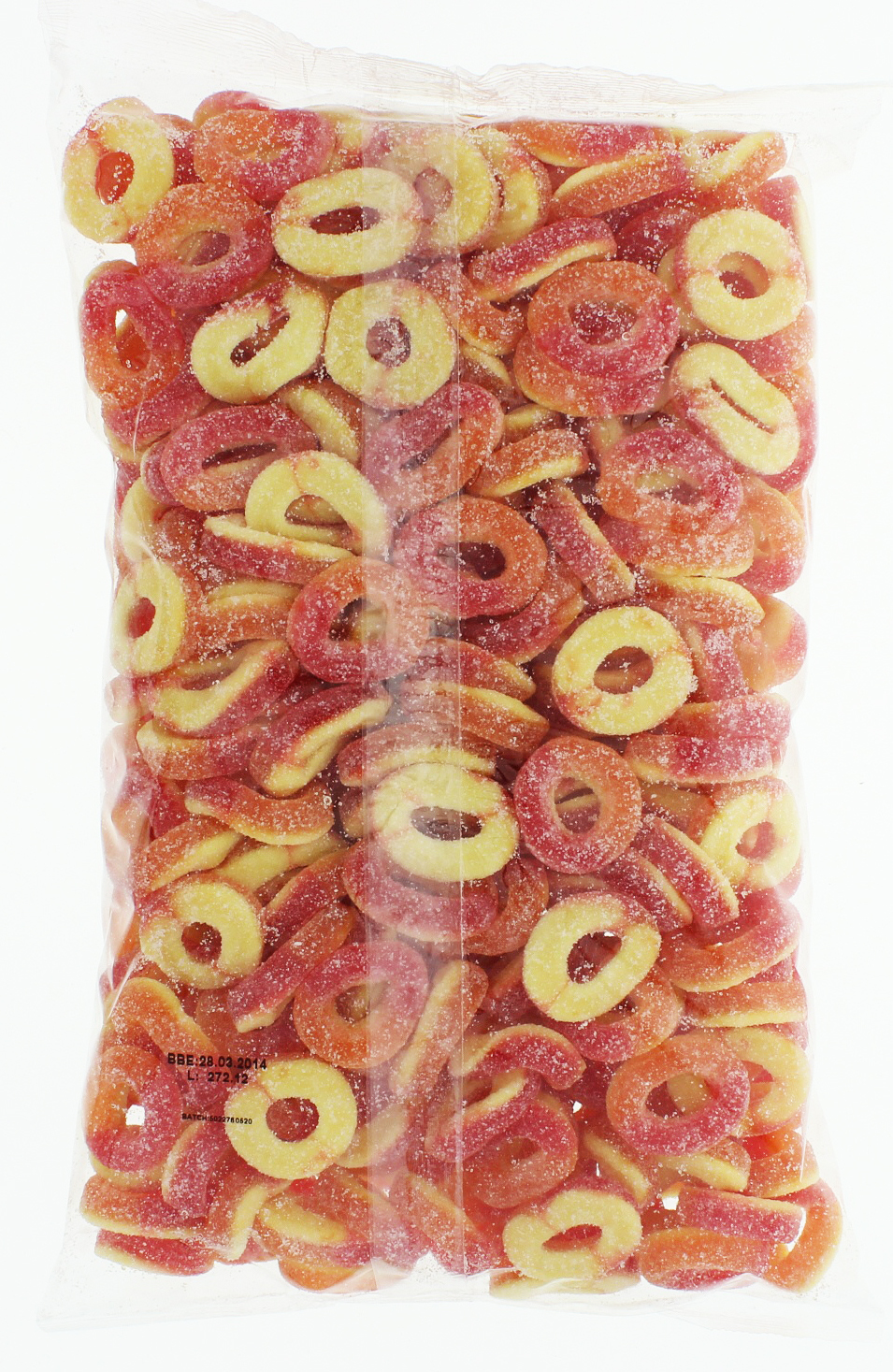 Kervan: Sour Peach Rings Bulk Bag - 2kg | at Mighty Ape NZ
