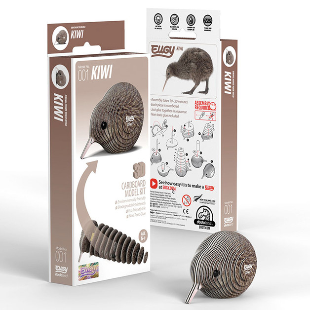 Buy Eugy: Kiwi - 3D Cardboard Model at Mighty Ape NZ