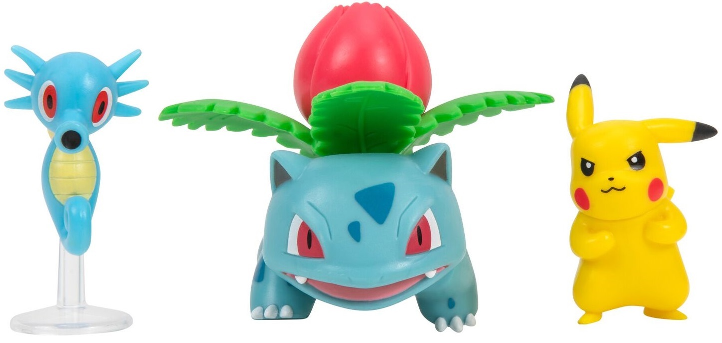 Buy Pokemon: Battle Figure Set - Horsea, Ivysaur, Pikachu at Mighty Ape NZ
