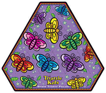 Buy Triazzle Kids Puzzle - Butterflies at Mighty Ape NZ