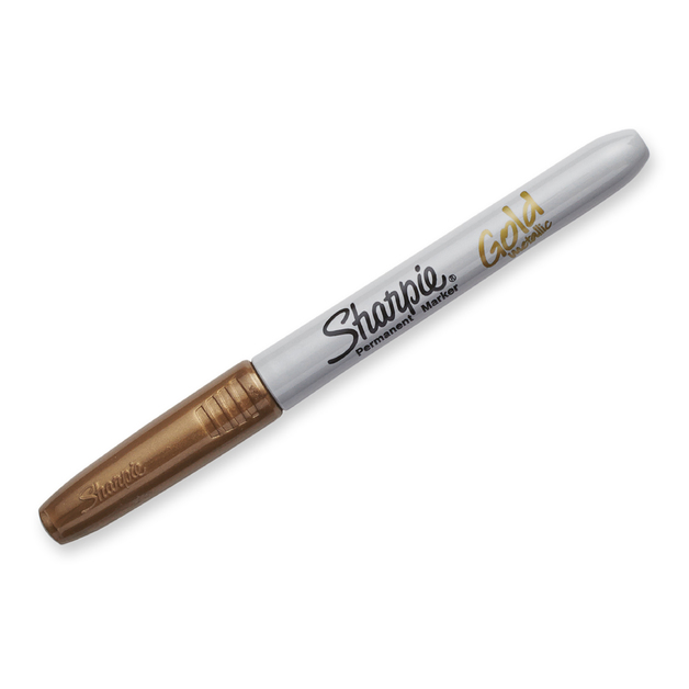 Buy Sharpie Metallic Fine Point Marker Gold at Mighty Ape NZ