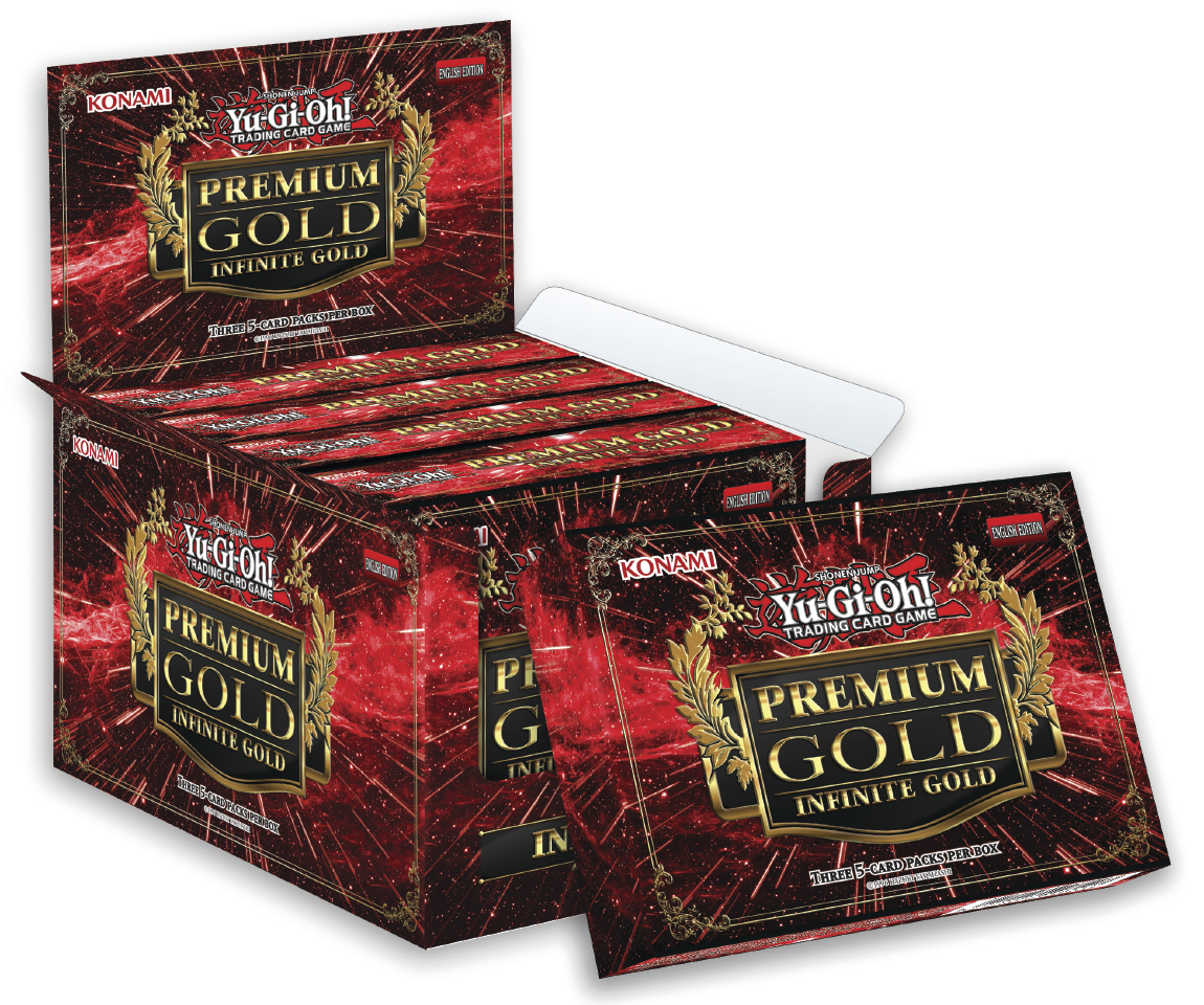 YU-GI-OH! Premium Gold 3 - Infinite Gold Display (5 Packs) | at Mighty Ape Australia