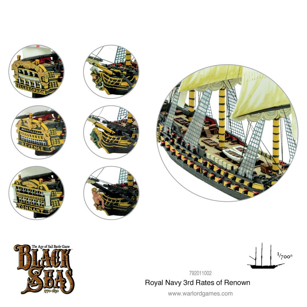 Black Seas: Royal Navy 3rd Rates of Renown | at Mighty Ape NZ