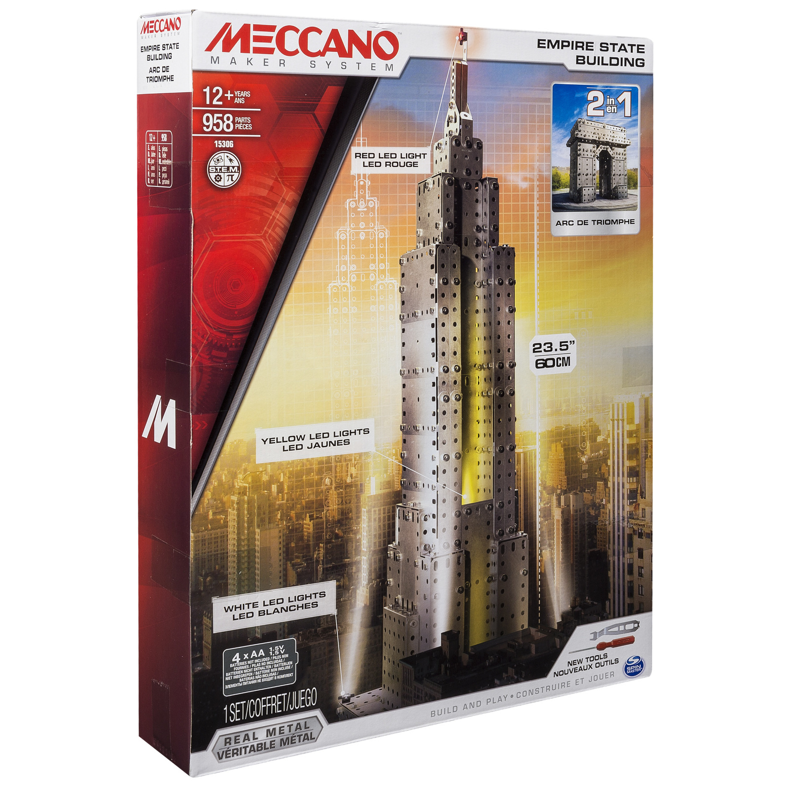 Buy Meccano Empire State Building Set at Mighty Ape NZ